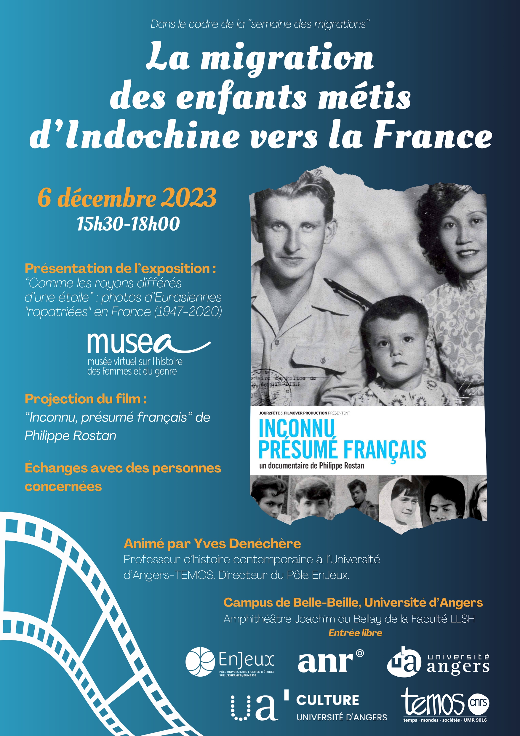 Protection de l’enfance - Projection du film "Inconnu, présumé français ...